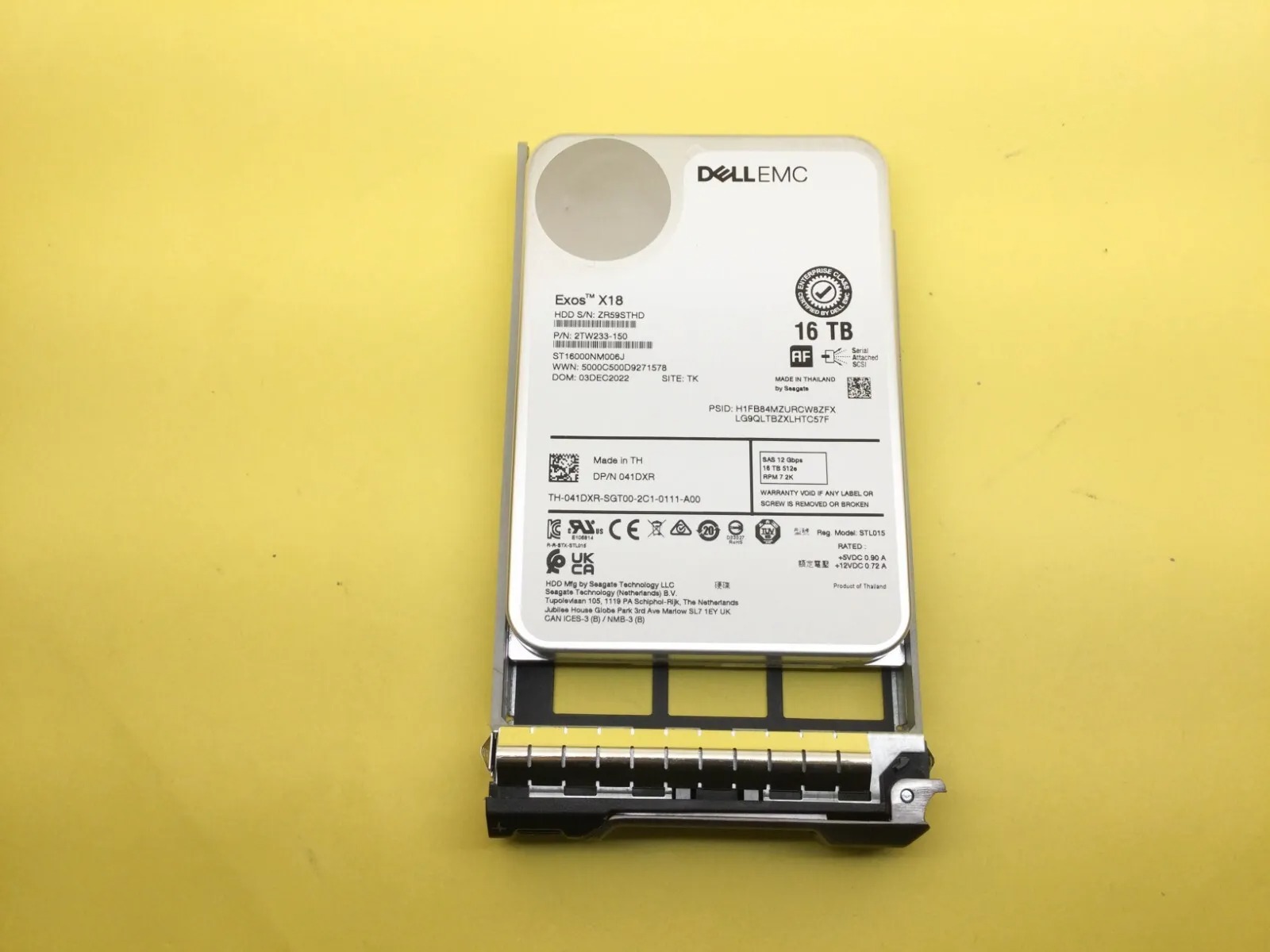 هارد استوریج دل 16TB NL SAS 12G 7.2K 041DXR – سرور دل | سرور و ذخیره ...