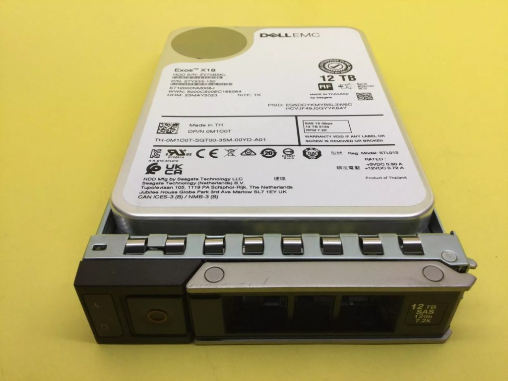 هارد استوریج دل 12TB NL SAS 12G 7.2K 0M1COT – سرور دل | سرور و ذخیره ...