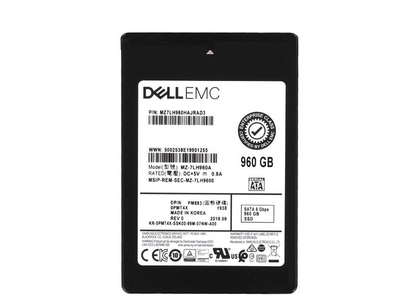 هارد سروری SSD SATA 960GB DELLEMC – سرور دل | سرور و ذخیره سازهای Dell EMC